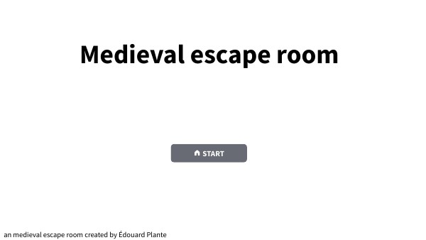 medieval escape room finished | Genially