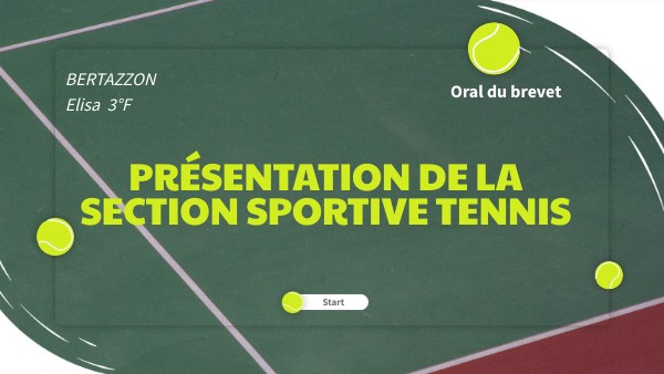 TENNIS PRESENTATION | Genially