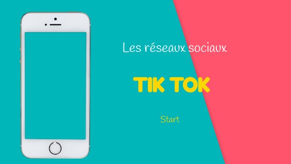 Les réseaux sociaux - TIKTOK | Genially