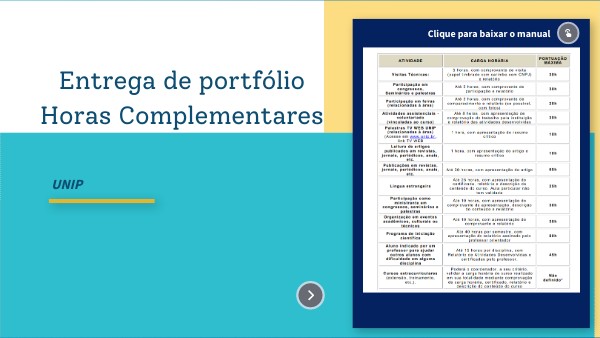 Horas complementares