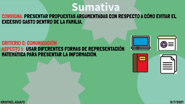 Sumativa matemáticas | Kristhel Aguayo | Genially