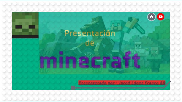 PRESENTACIÓN DE MINECRAFT