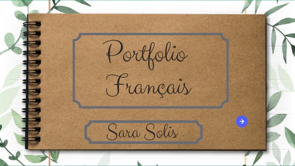 portfolio français | Genially