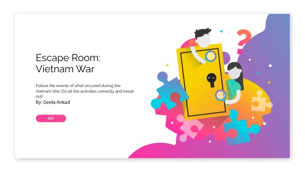 Vietnam War Breakout Room | Genially