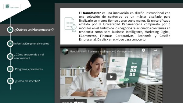 NANOMASTER BUSINESS INTELLIGENCE | Genially