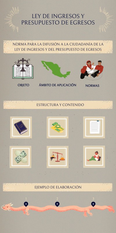 INFOGRAFÍA LEY DE INGRESOS Y PRESUPUESTO DE EGRESOS | Genially
