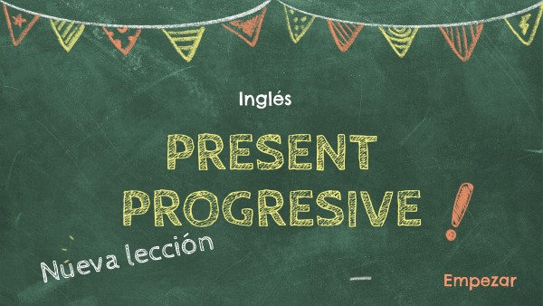 Present progressive | Genially