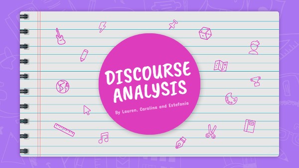 Discourse Analysis | Genially