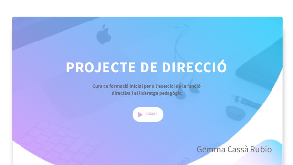 PROJECTE DE DIRECCIÓ | Genially