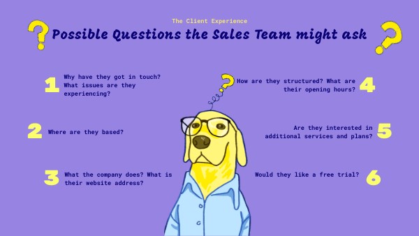 Sales Team Questions