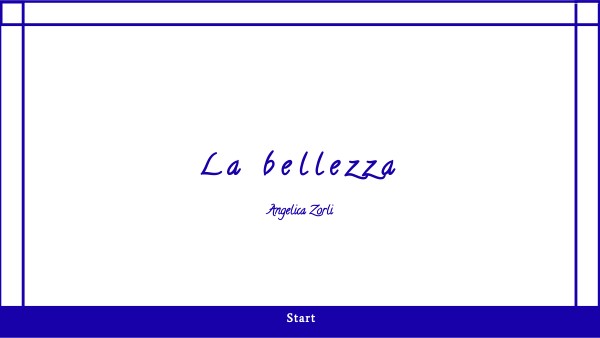 La Bellezza elaborato 2021 di Angelica Zorli | Genially