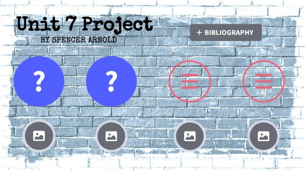 Unit 7 Project - Spencer Arnold