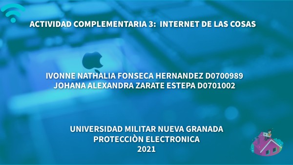 Actividad complementaria 3: Internet de las cosas | Genially