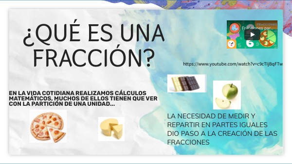 ¿Qué es una fracción?