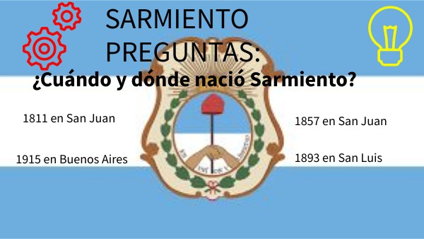 PREGUNTAS DE SARMIENTO | Genially