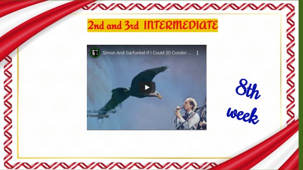 WEEK 9- II BIM 2nd and 3rd intermediate MF