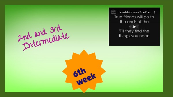 IV BIM TEAMS -6 WEEK 2° & 3°intermediate | Genially