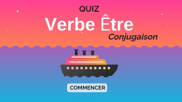 quiz verbo être