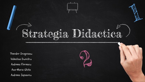 STRATEGIILE DIDACTICE