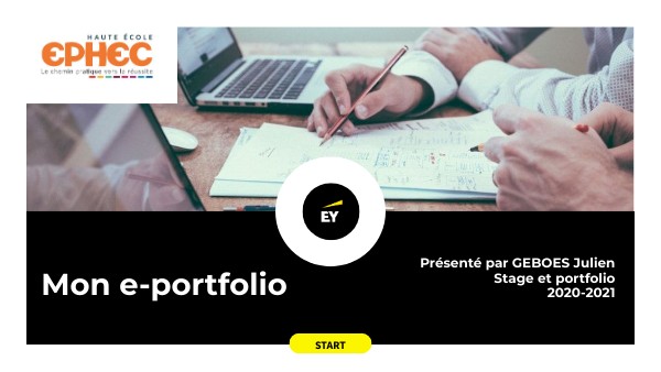 Mon e-portfolio EPHEC | Genially