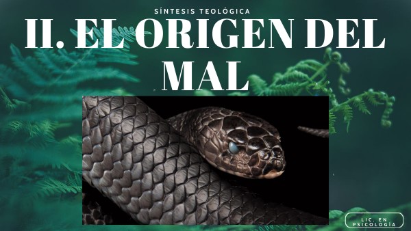 El origen del mal