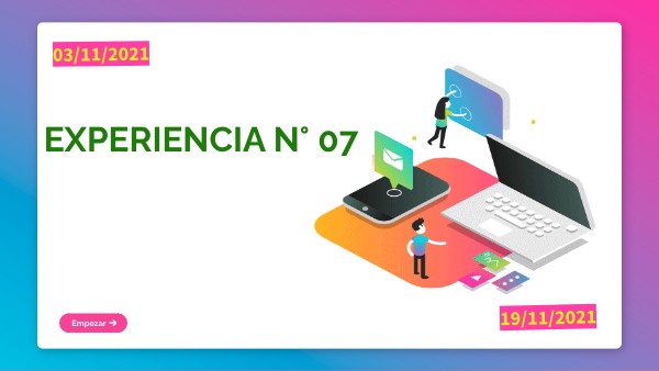 EXPERIENCIA DE APRENDIZAJE N° 07 - 5D, 5E | Genially