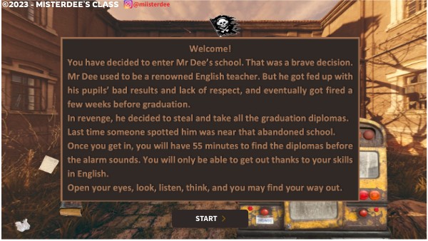 The Abandoned School V2 | Genially