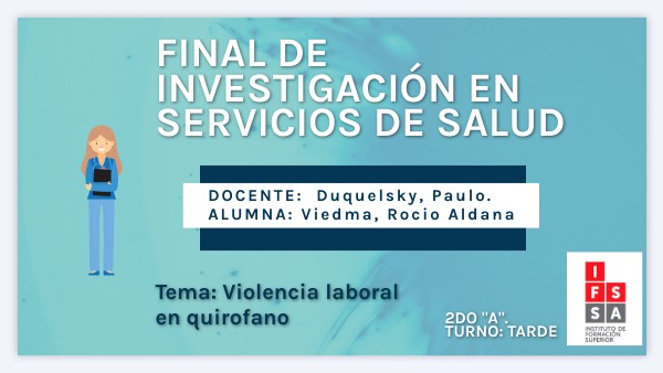 PRESENTACIÓN CIENCIA Y SALUD