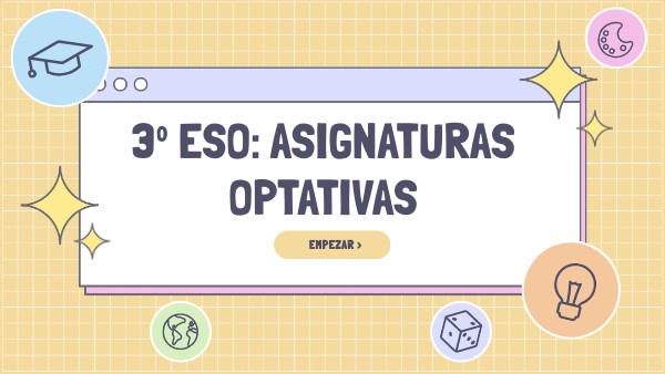 OPTATIVAS 3º ESO | Genially