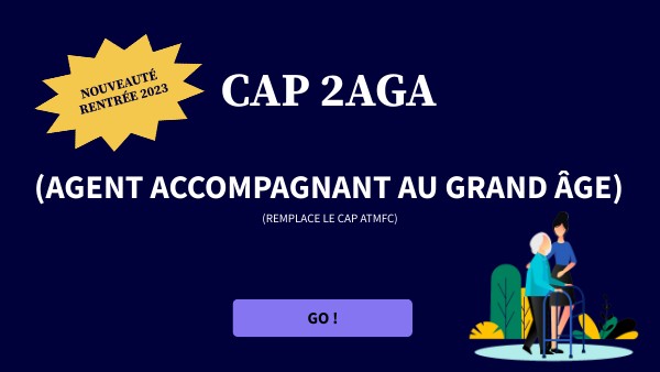 PRÉSENTATION - CAP 2AGA | Genially
