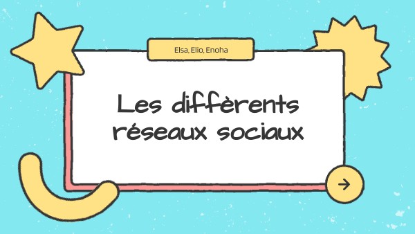 les differents reseaux sociaux