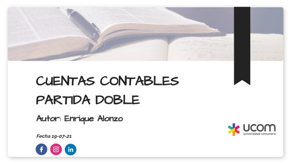 Cuentas Contables y Partida Doble | Genially