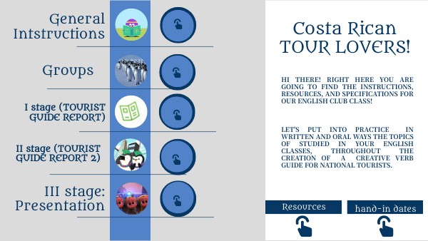 English CLUB Project | Genially