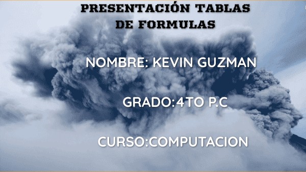 Presentación Barras De Formulas | Genially