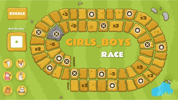 Girls and Boys Race | Genially