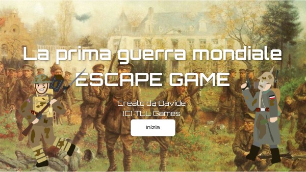 ESCAPE ROOM WWI e LA PACE | Genially