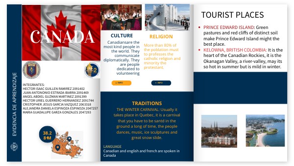 TRÍPTICO DE CANADA | Genially