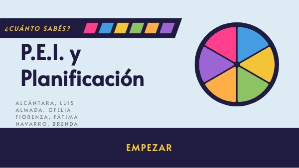 PEI - PRÁCTICA II - ISARM | Genially