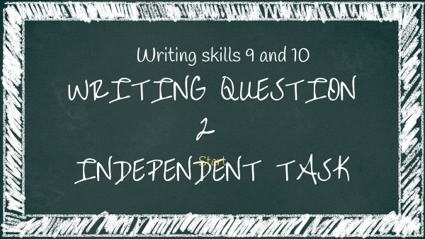 Writing question 2