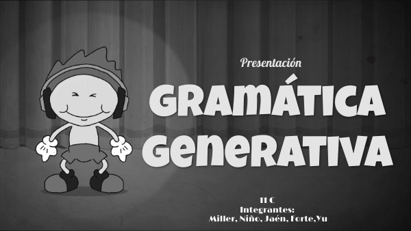 Gramatica Generativa