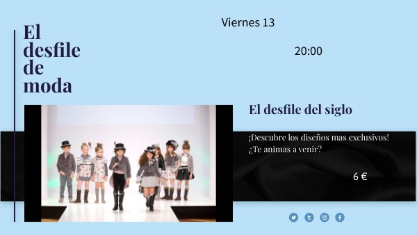 el desfile de MODA