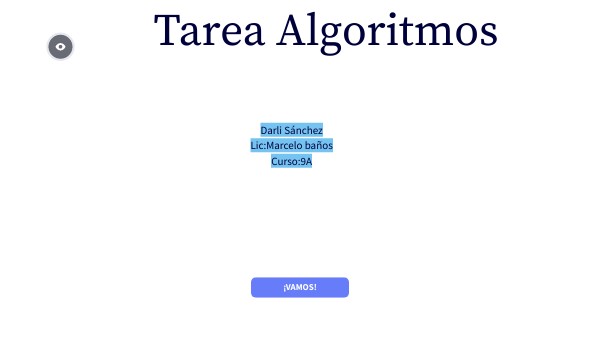 TIPO DE ALGORITMOS | Genially