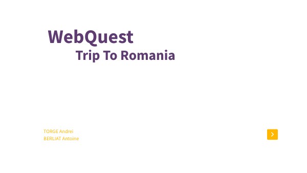 Webquest - Romania