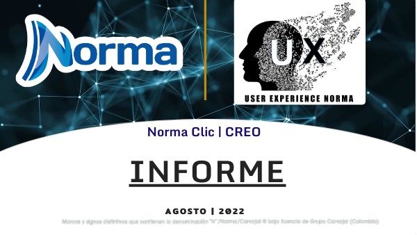INFOMRE UX NORMA -50% | Genially