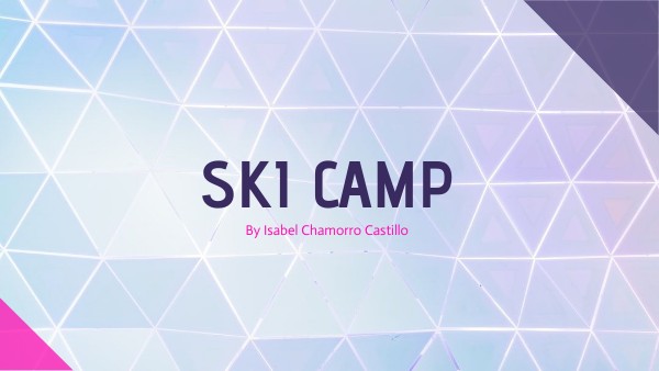 SKI CAMP | Genially
