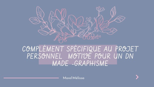 Projet motivé DN MADE