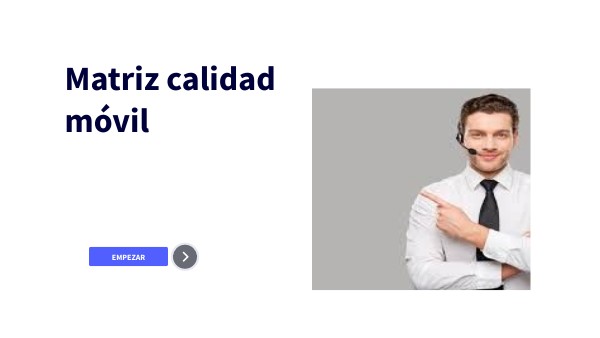Matriz de calidad Móvil