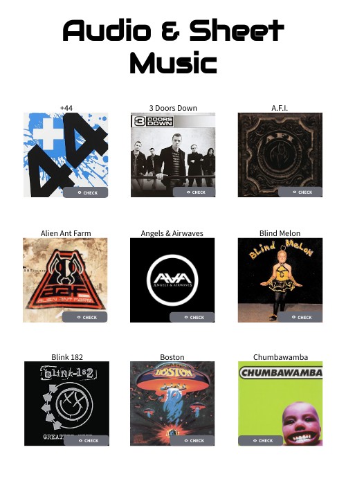 Song List | Genially