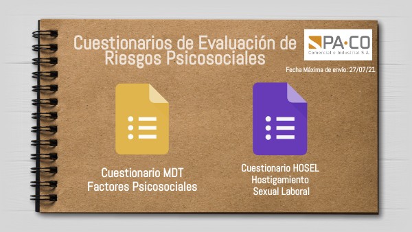 Cuestionarios de Evaluación de Riesgos Psicosociales