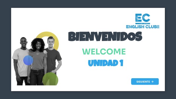 ENGLISH CLUB UNIDAD I | Genially